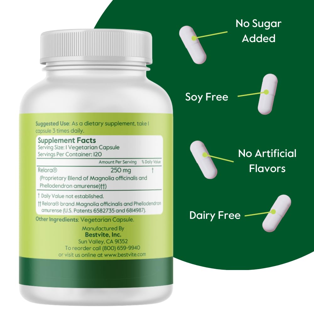 BESTVITE Relora multivitamin for men support