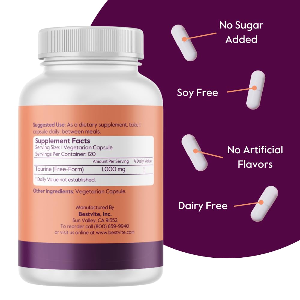 BESTVITE taurine for muscle recovery