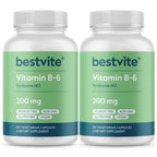 BESTVITE Vitamin B-6 supplement capsules