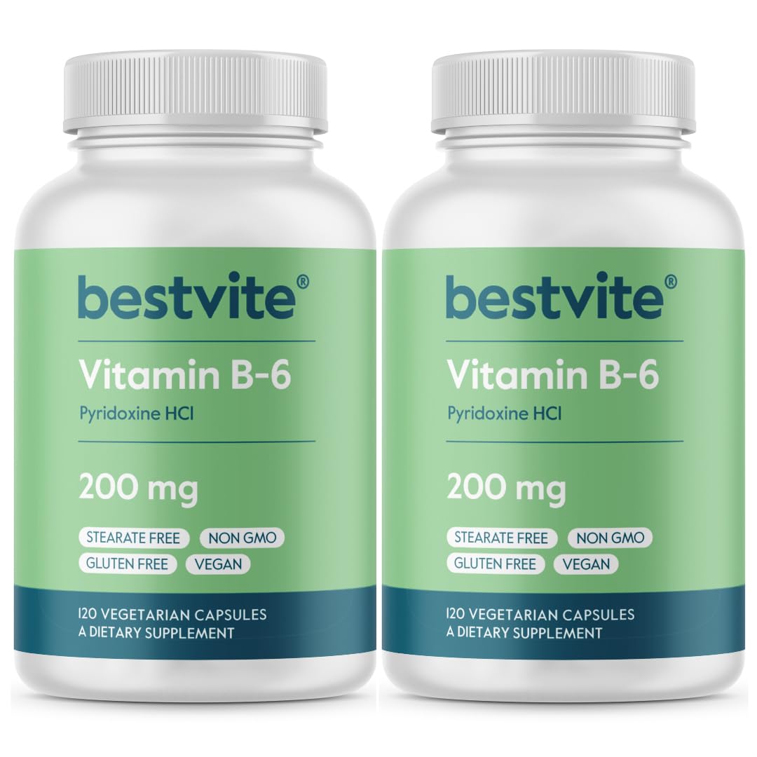 BESTVITE Vitamin B-6 supplement capsules