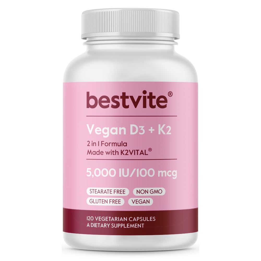 BESTVITE vitamin D3 5000 IU capsules