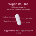 BESTVITE vitamin D3 for energy boost