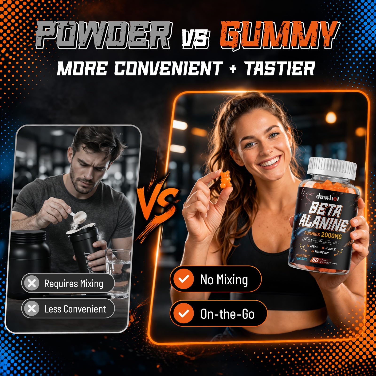 Beta Alanine gummies for muscle recovery