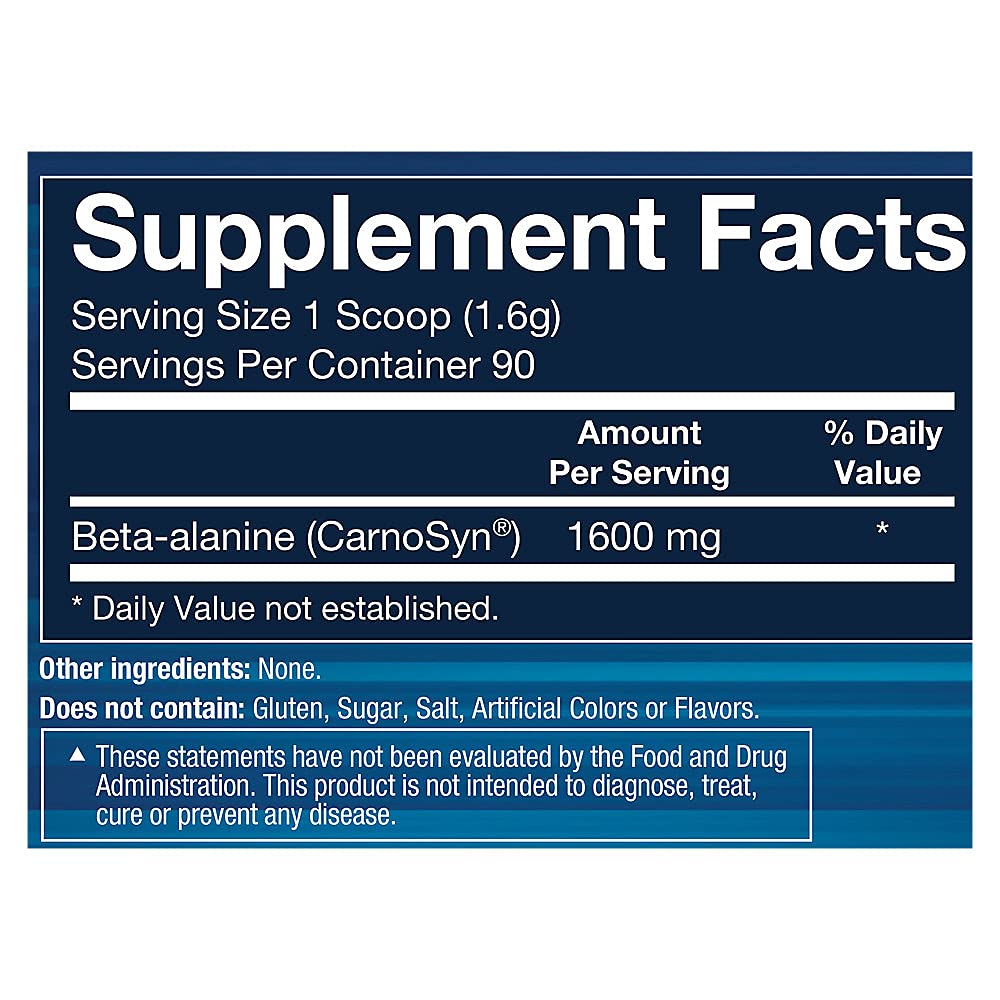 Beta Alanine powder for workout endurance