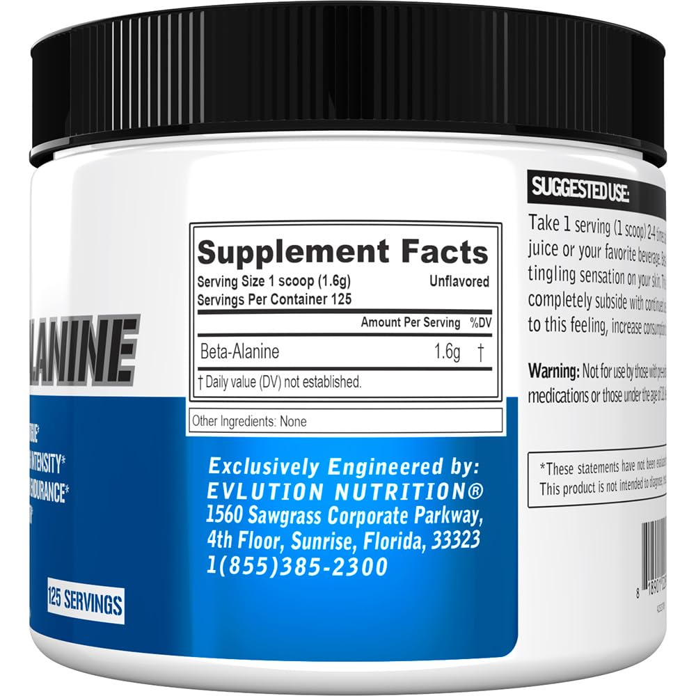 Beta-Alanine pre-workout for muscle support