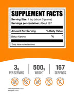 Beta Alanine supplement for improved endurance
