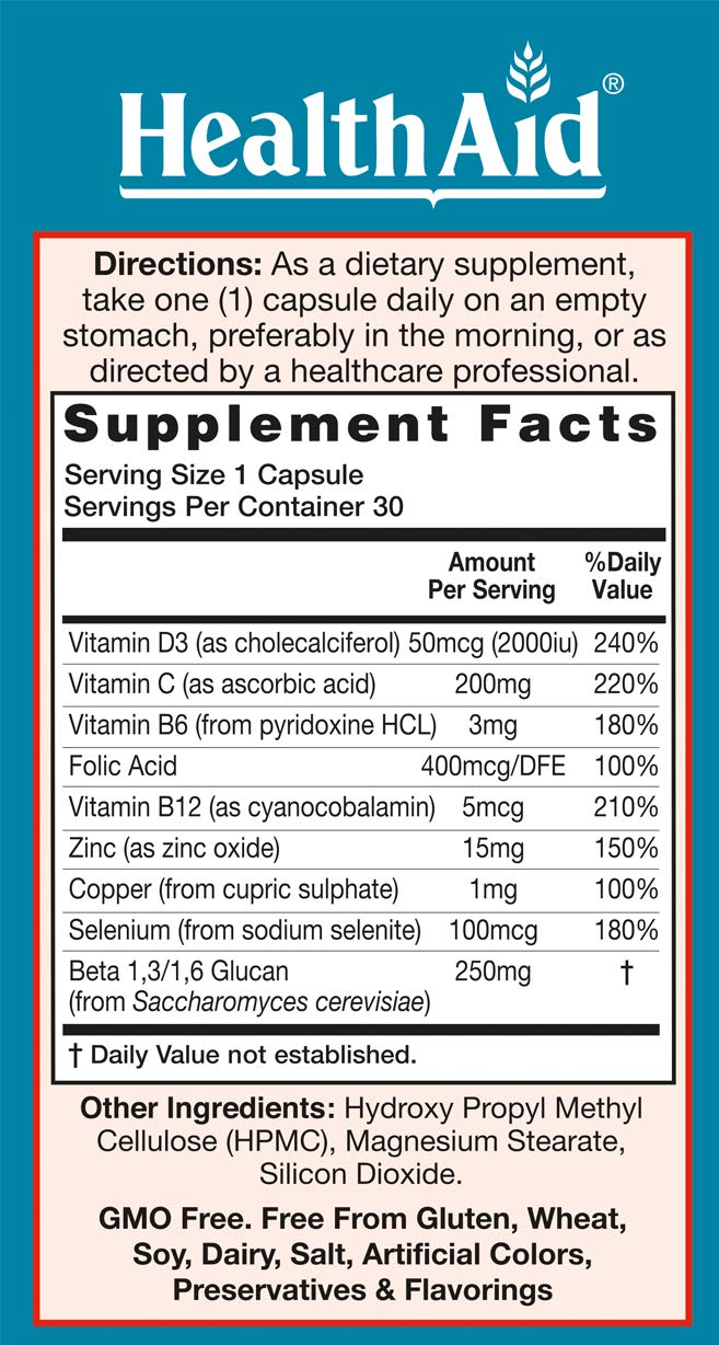 Beta Glucan Complex with selenium and zinc