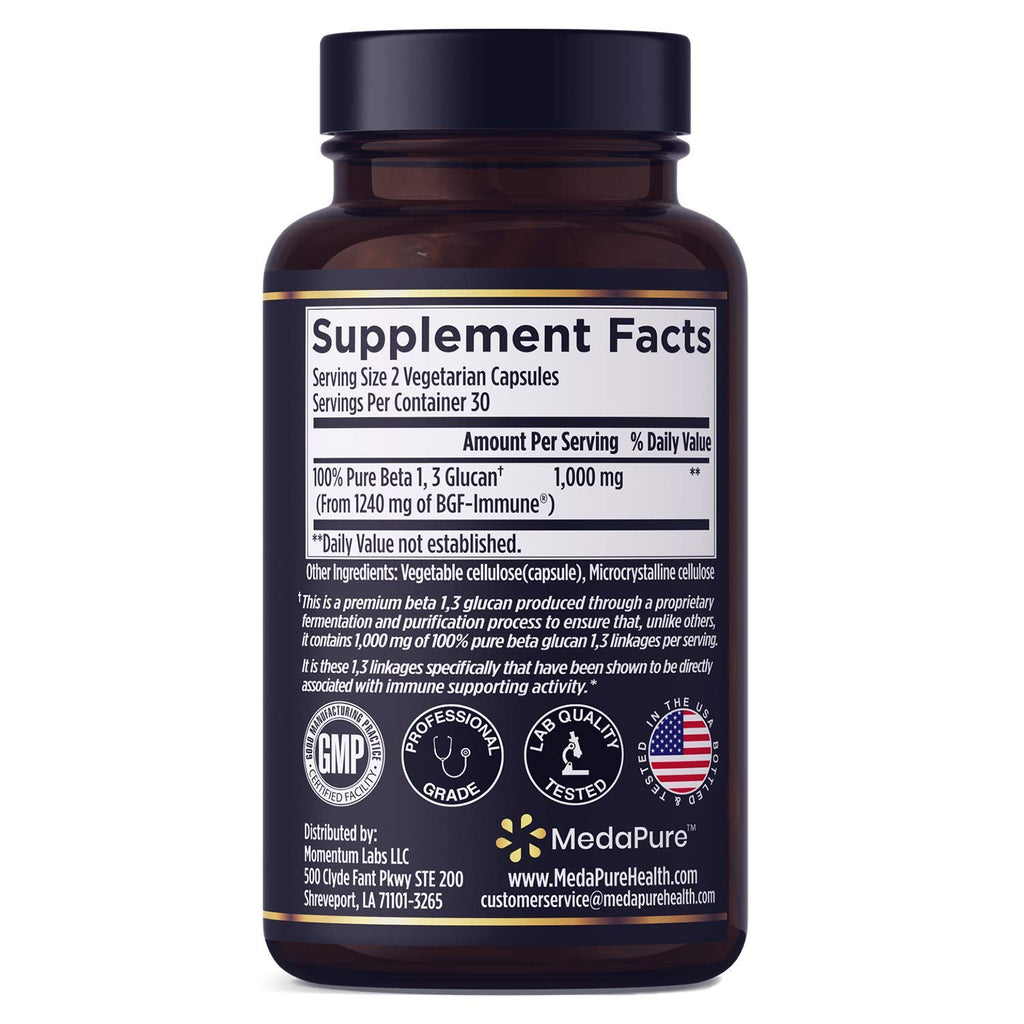 beta glucan for enhanced vitality