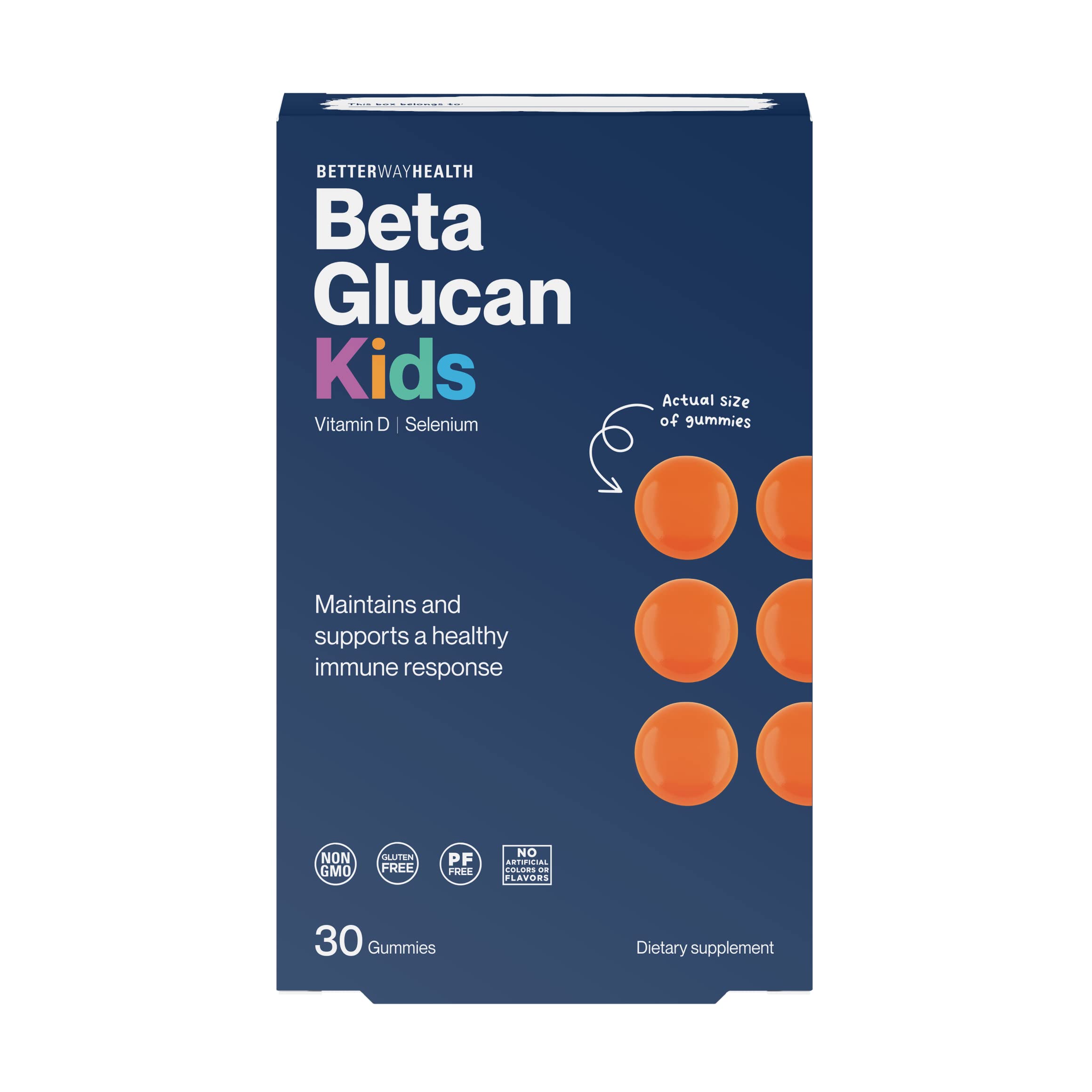 Beta Glucan Kids immune support gummies