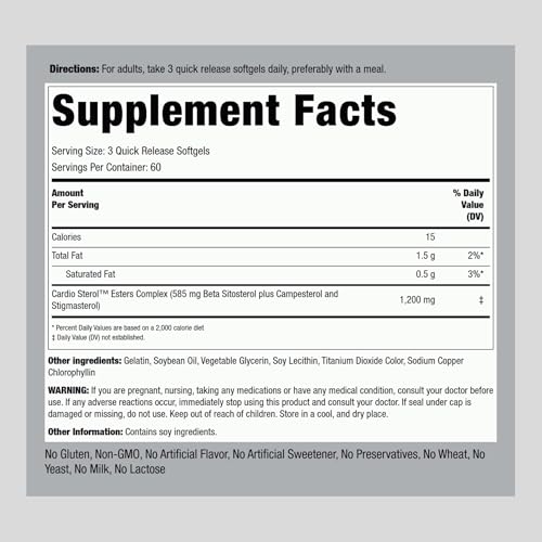 Beta Sitosterol softgels for women