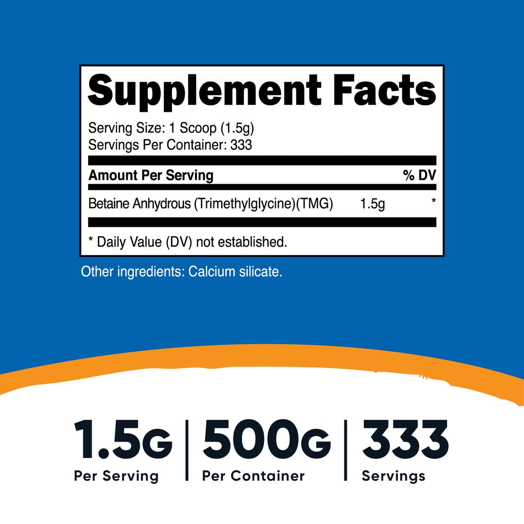 Betaine anhydrous for enhanced performance
