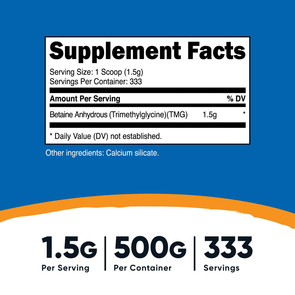 Betaine anhydrous for enhanced performance
