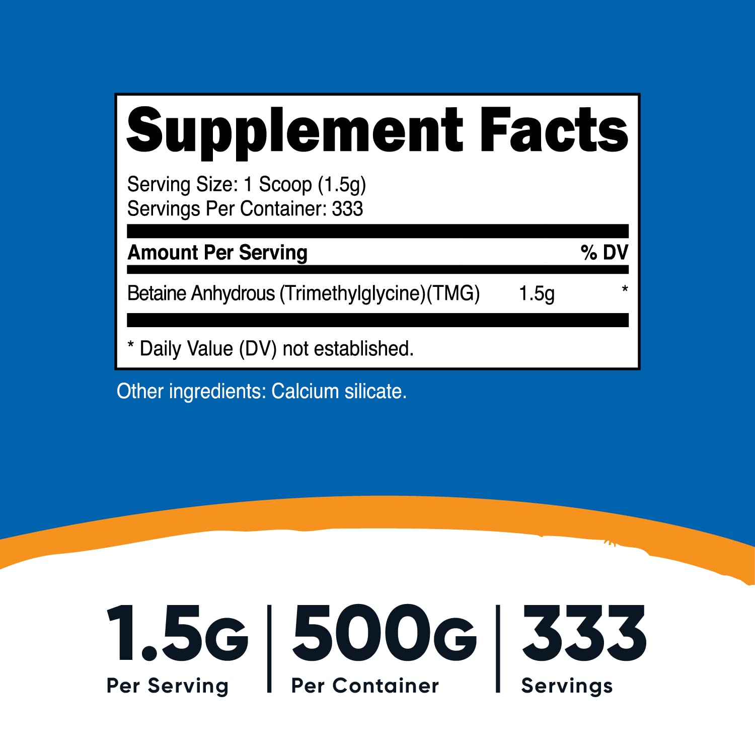 Betaine anhydrous for muscle support