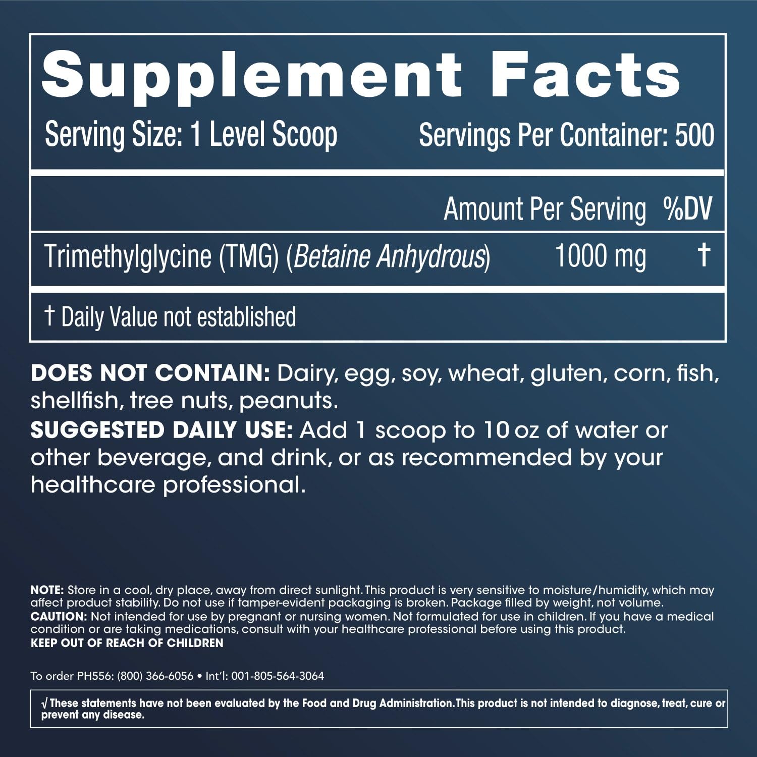 Betaine anhydrous health benefits