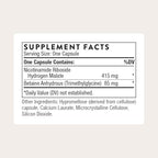 Betaine for energy support