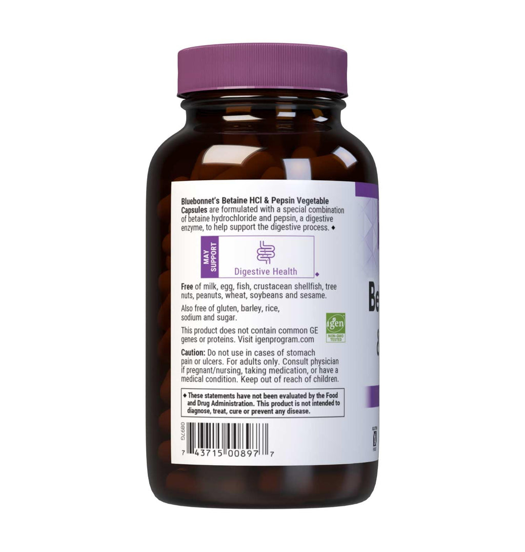 Betaine HCI Plus Pepsin vegetarian capsules