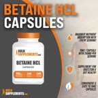 Betaine HCl capsules for digestive health