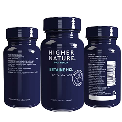 Betaine HCL for better digestion support