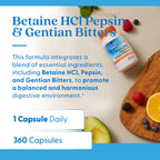 Betaine HCl for digestive health