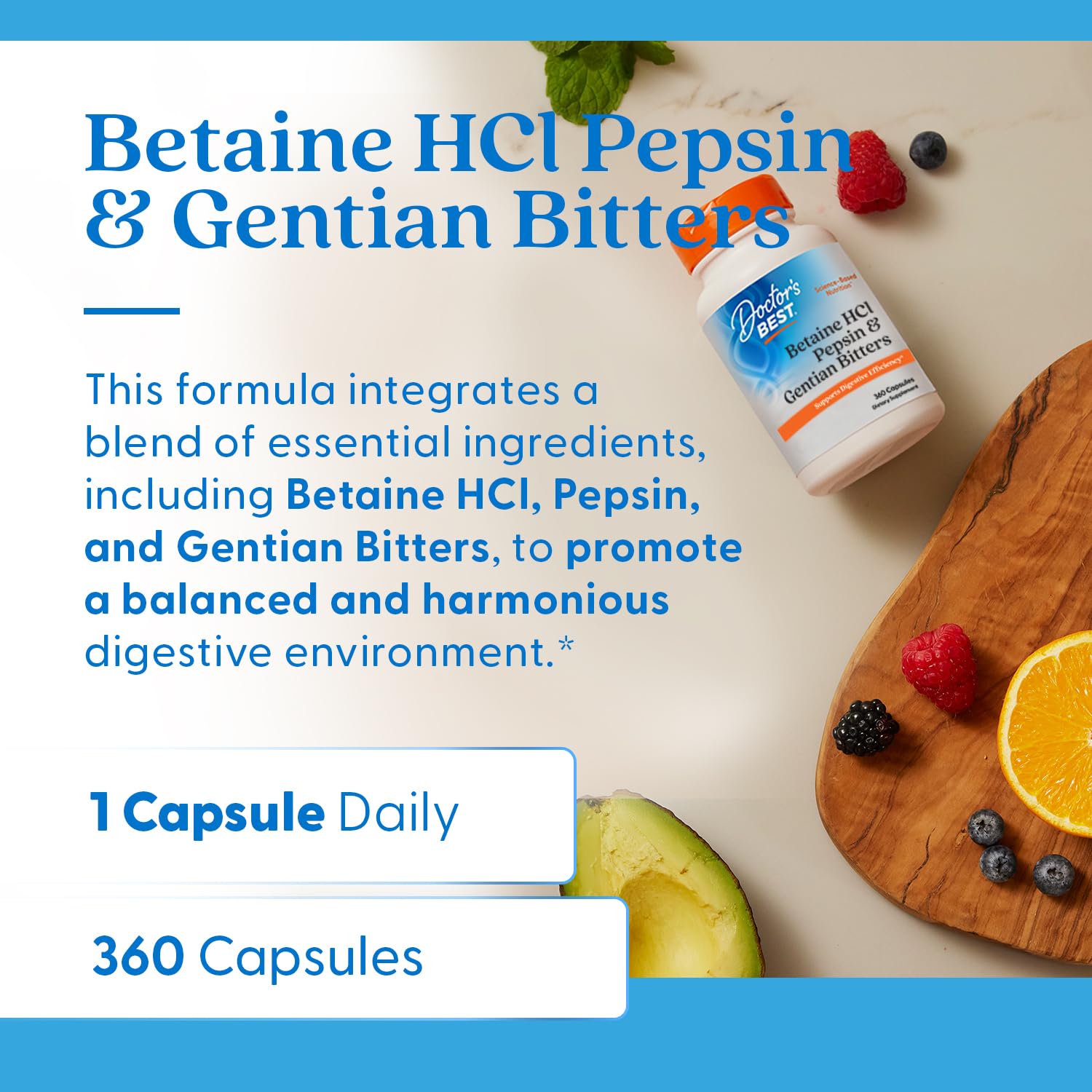 Betaine HCl for digestive health