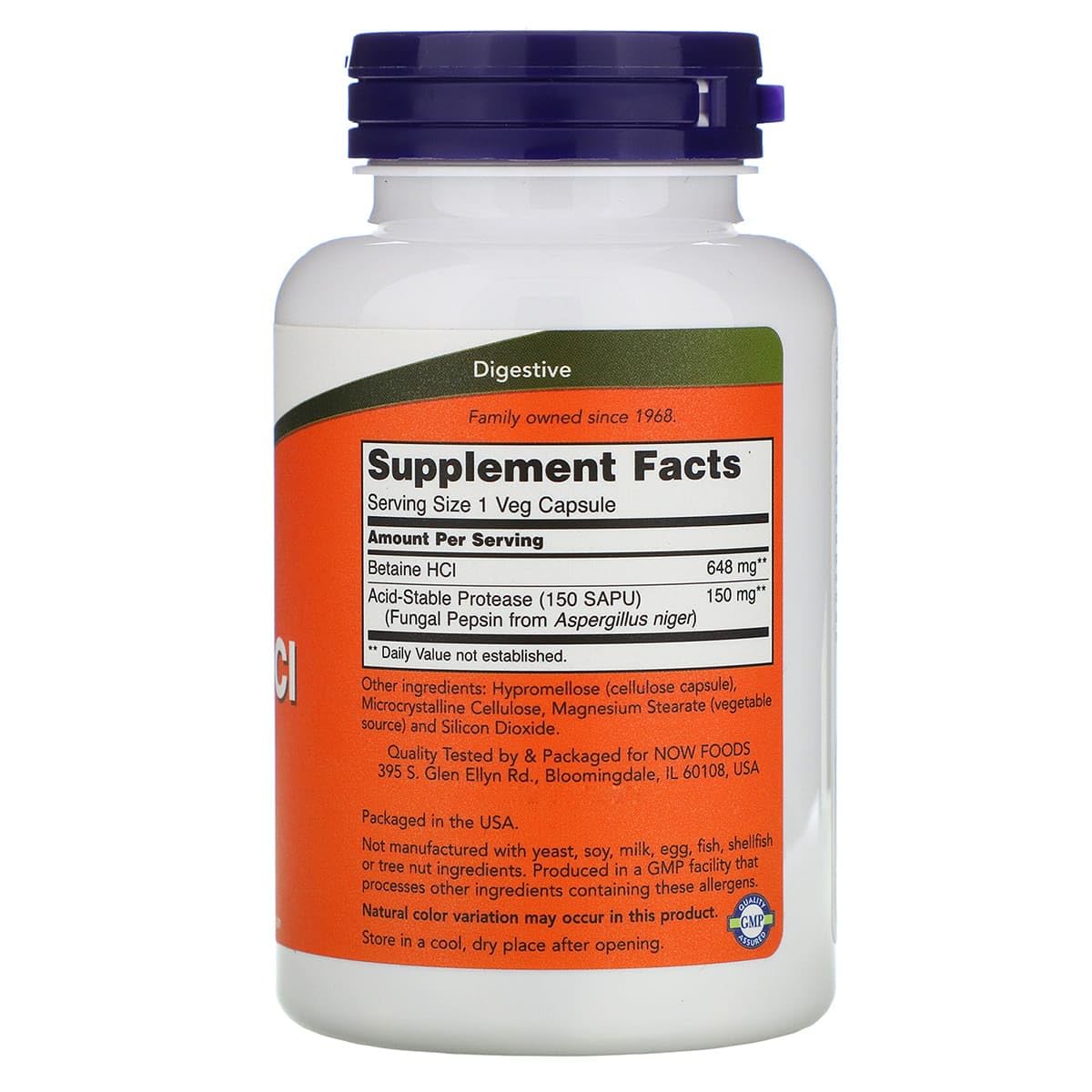 Betaine HCl for digestive health