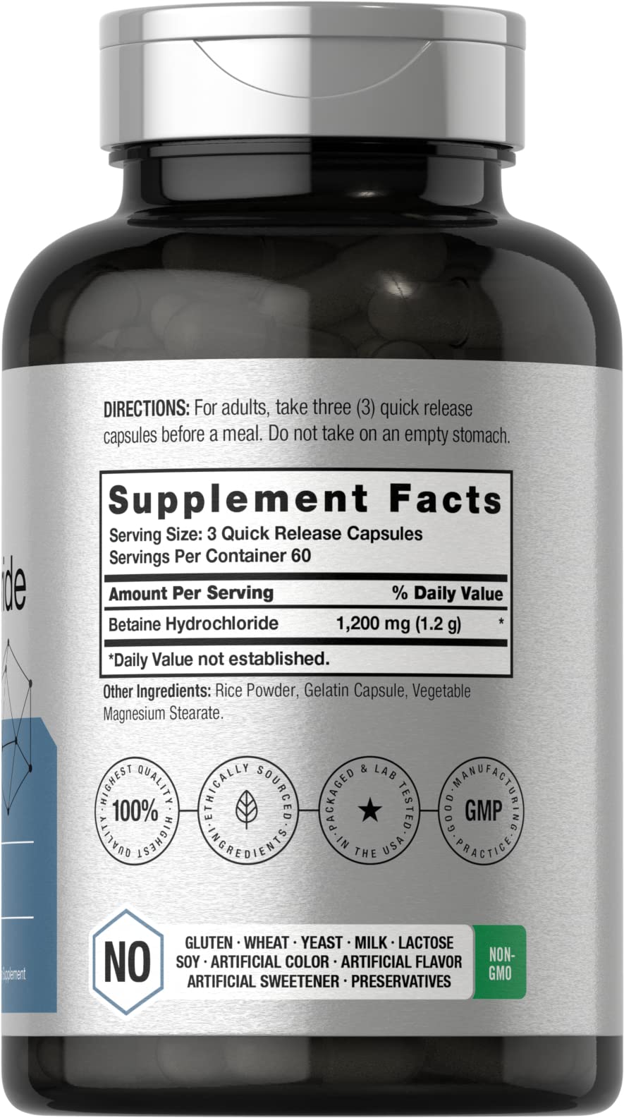 Betaine HCl multivitamin for men