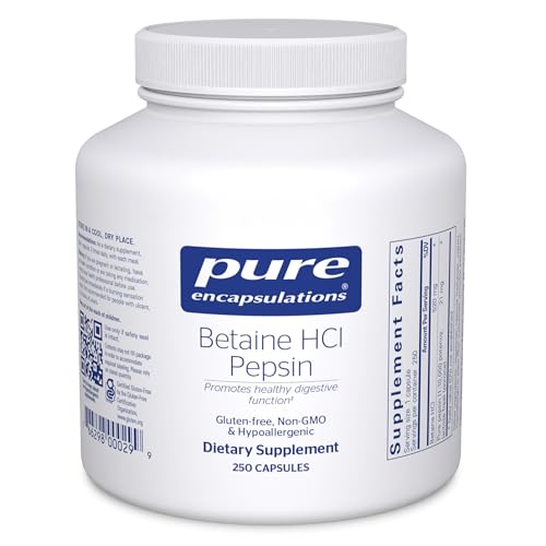 Betaine HCl Pepsin digestive support