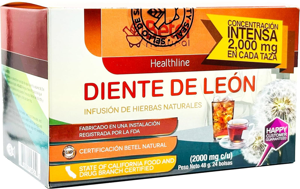 Betel Natural Diente de Leon herbal tea bags