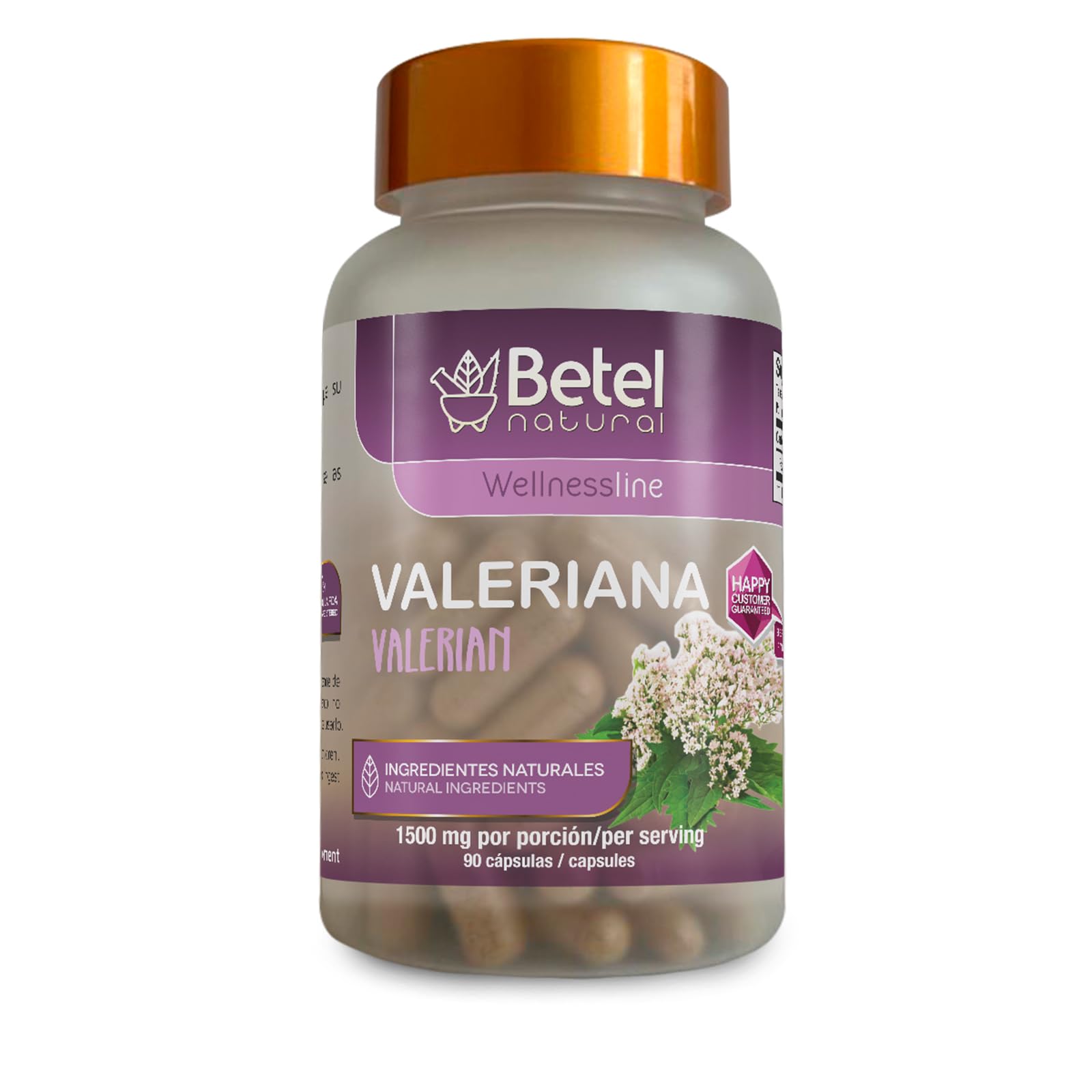 Betel Valerian 1500 mg herbal capsules