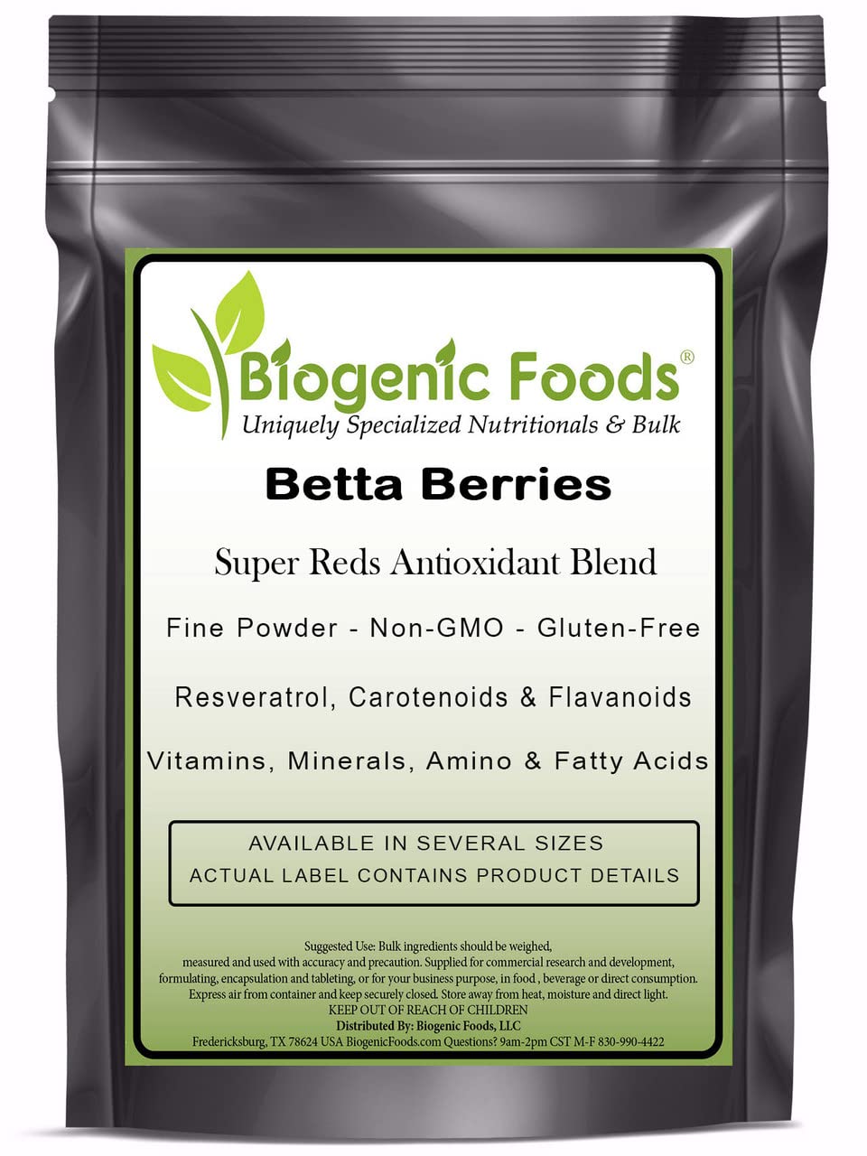 Betta Berries antioxidant blend benefits