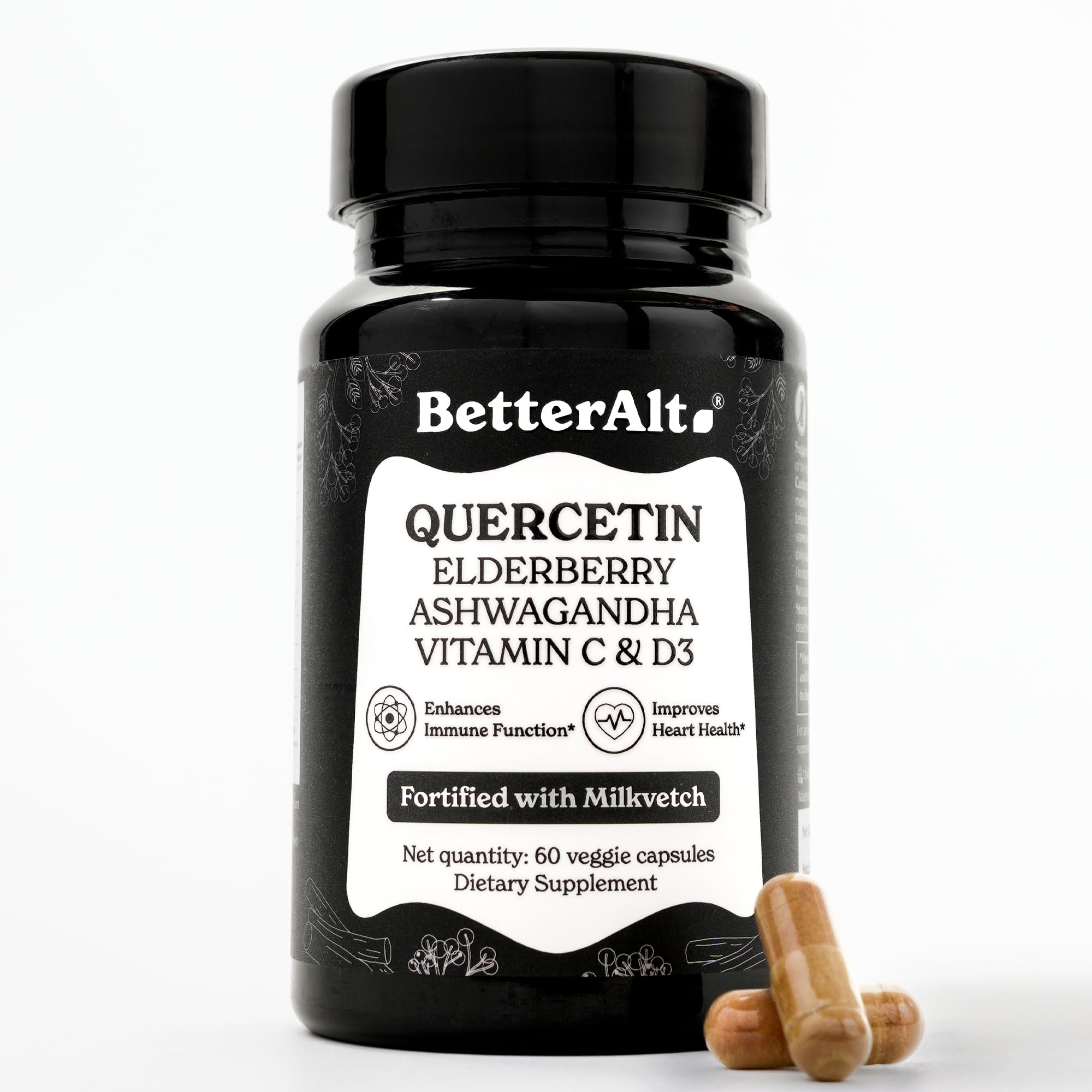Better Alt quercetin capsules for immunity
