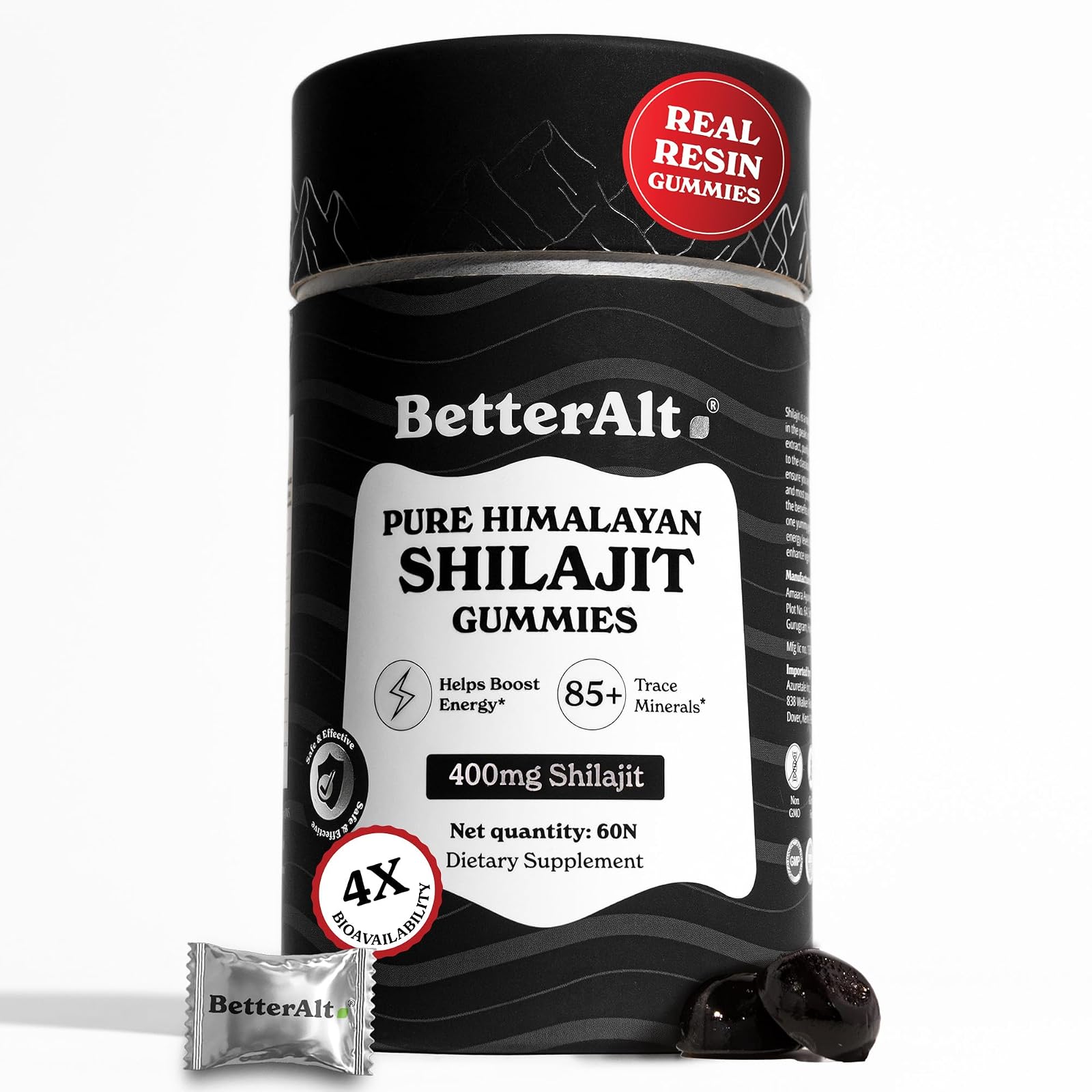 Better Alt shilajit gummies for energy