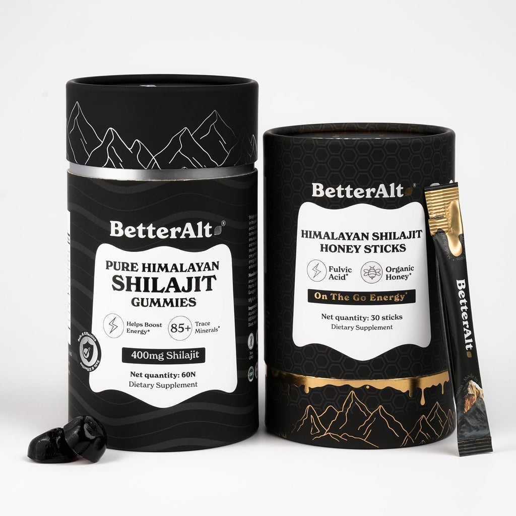 BetterAlt shilajit gummies for energy