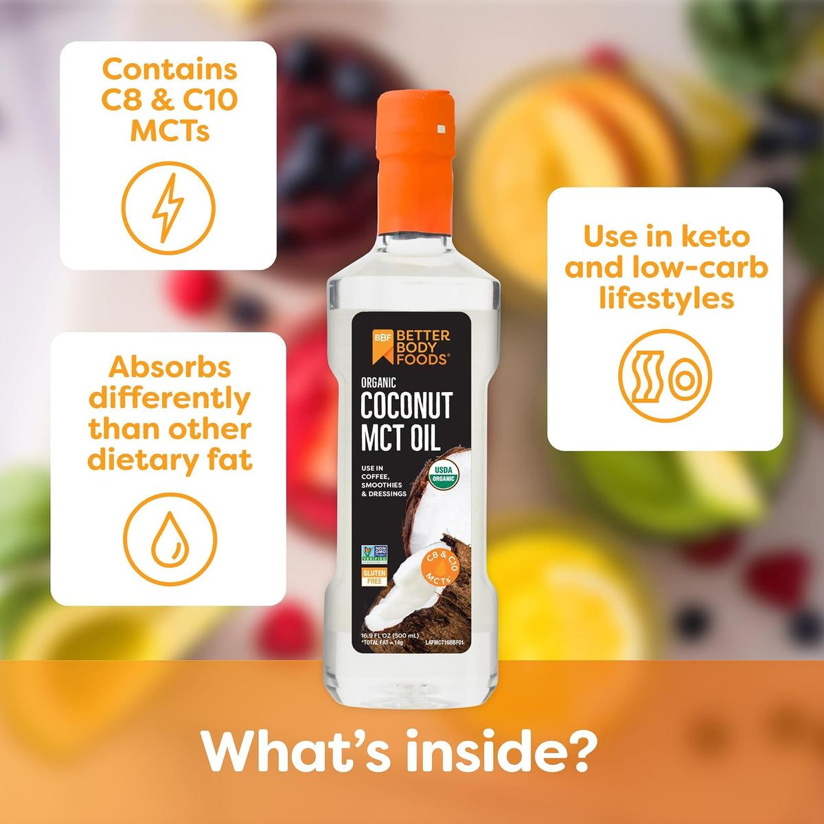 BetterBody Foods mct oil benefits