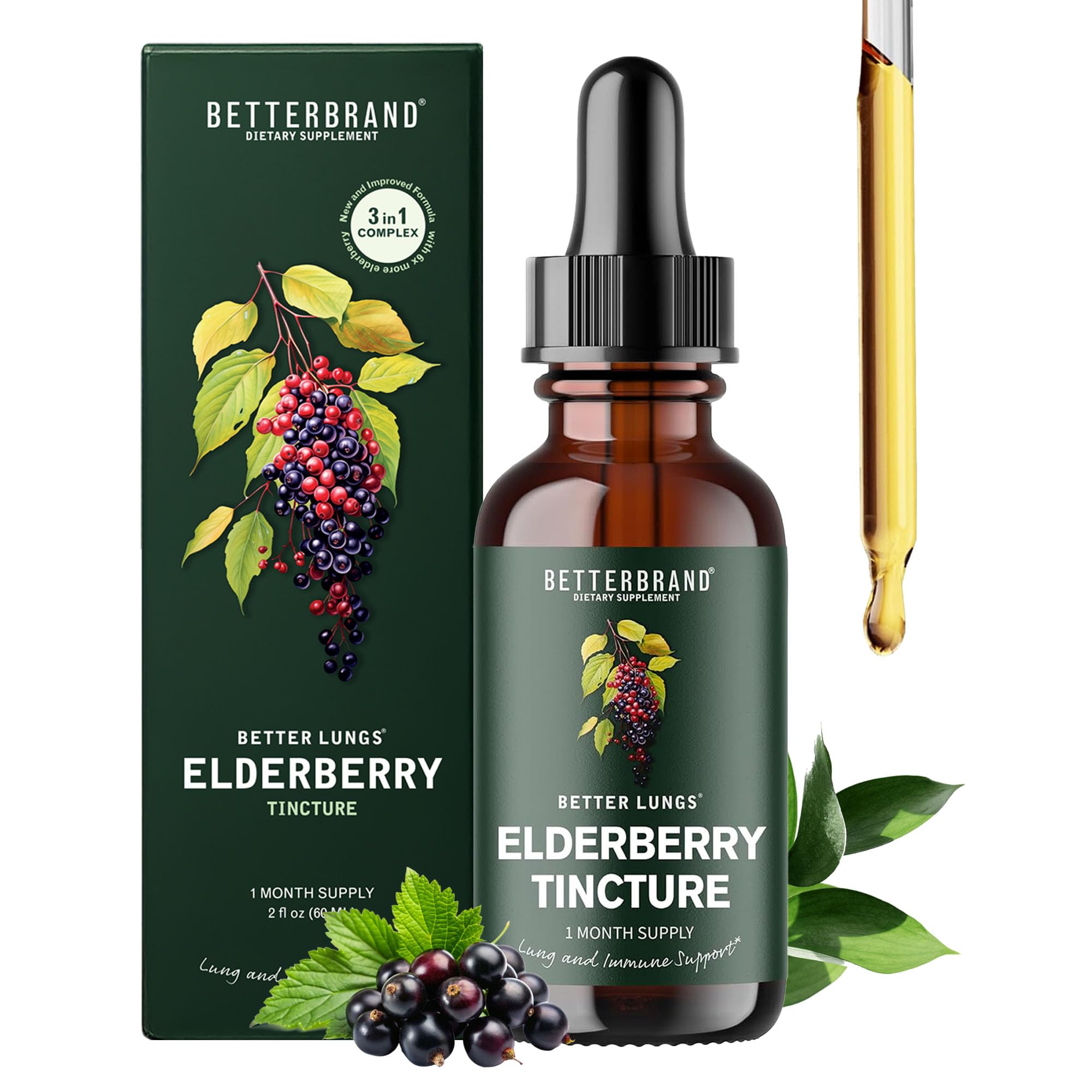 Betterbrand elderberry tincture for immunity