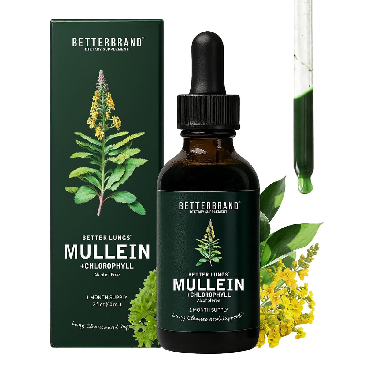 Betterbrand Mullein Drops alcohol-free formula