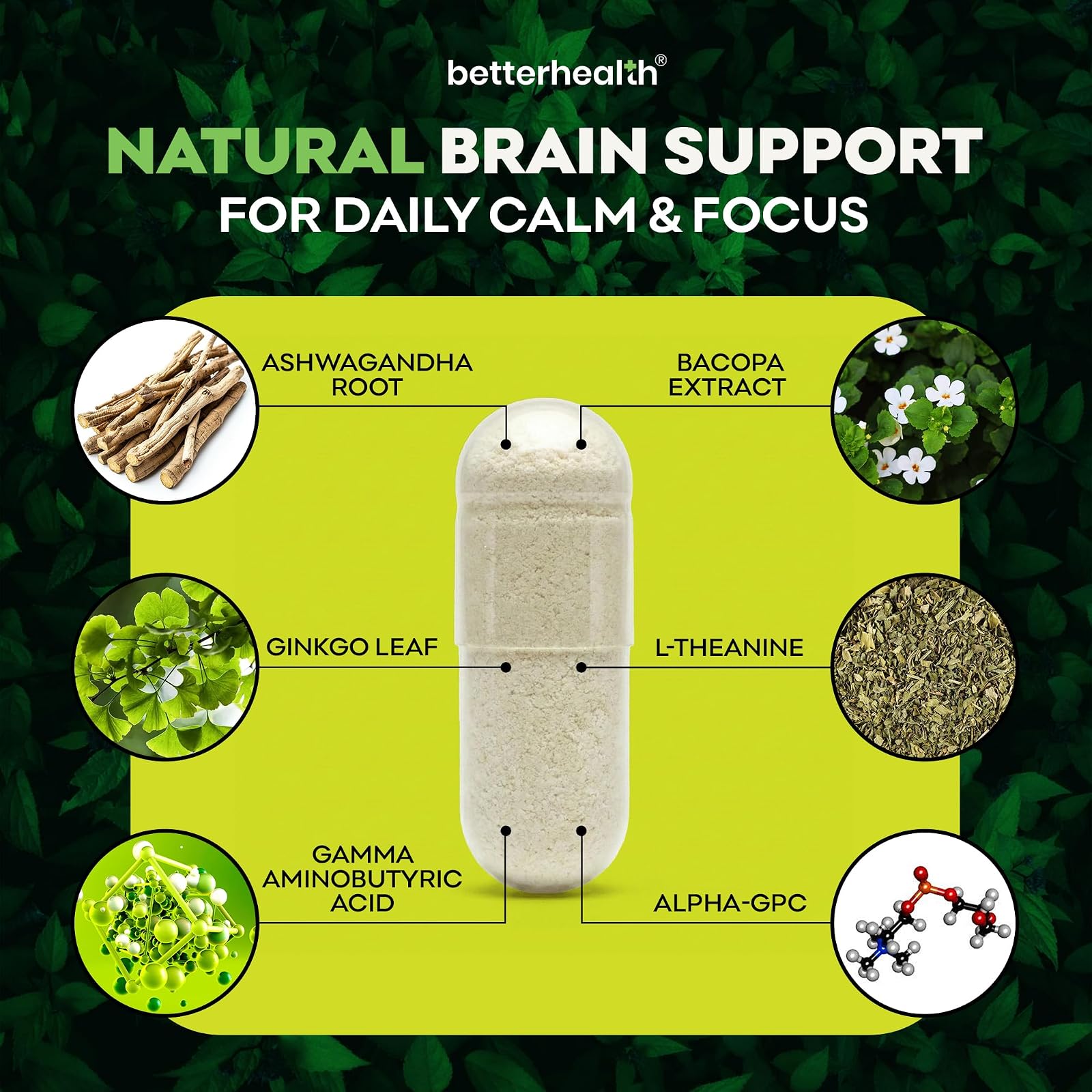 BetterHealth multivitamins for cognitive support