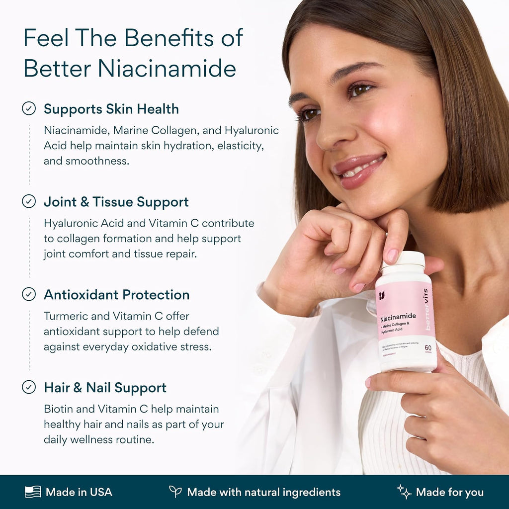 Bettervits Niacinamide for overall wellness