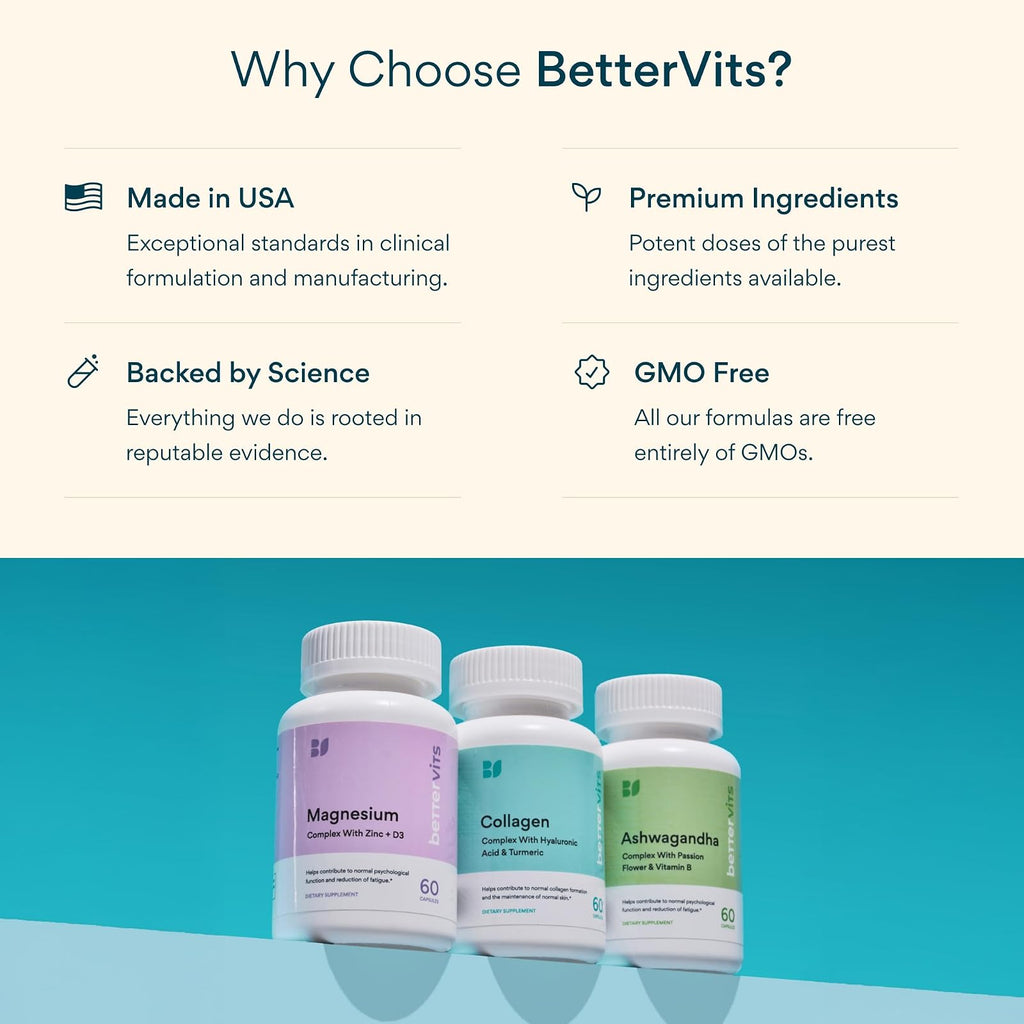 Bettervits turmeric for joint support