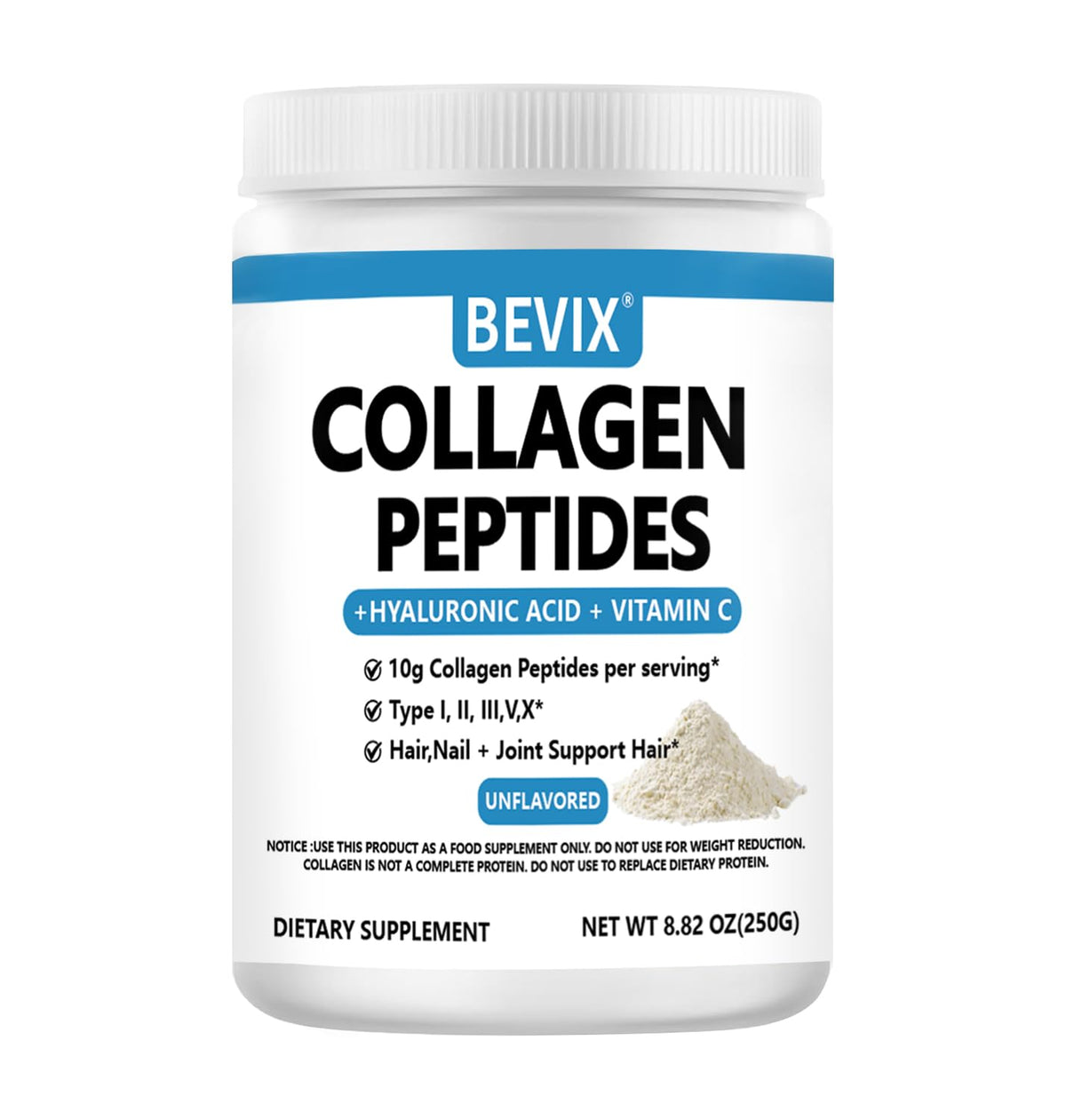 BEVIX collagen peptides powder for skin
