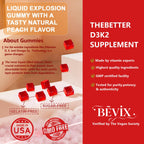 BEVIX vitamin D3 K2 gummy benefits
