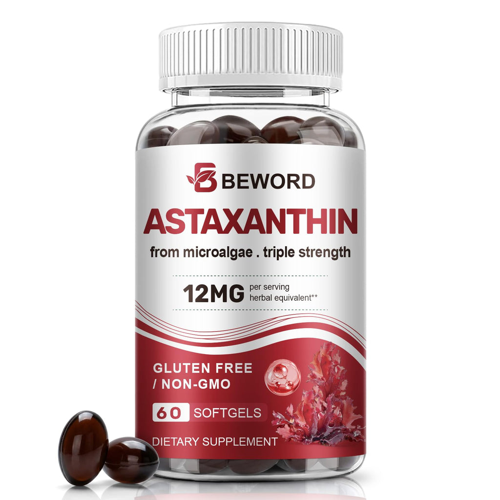 BEWORD Astaxanthin 12 mg softgels