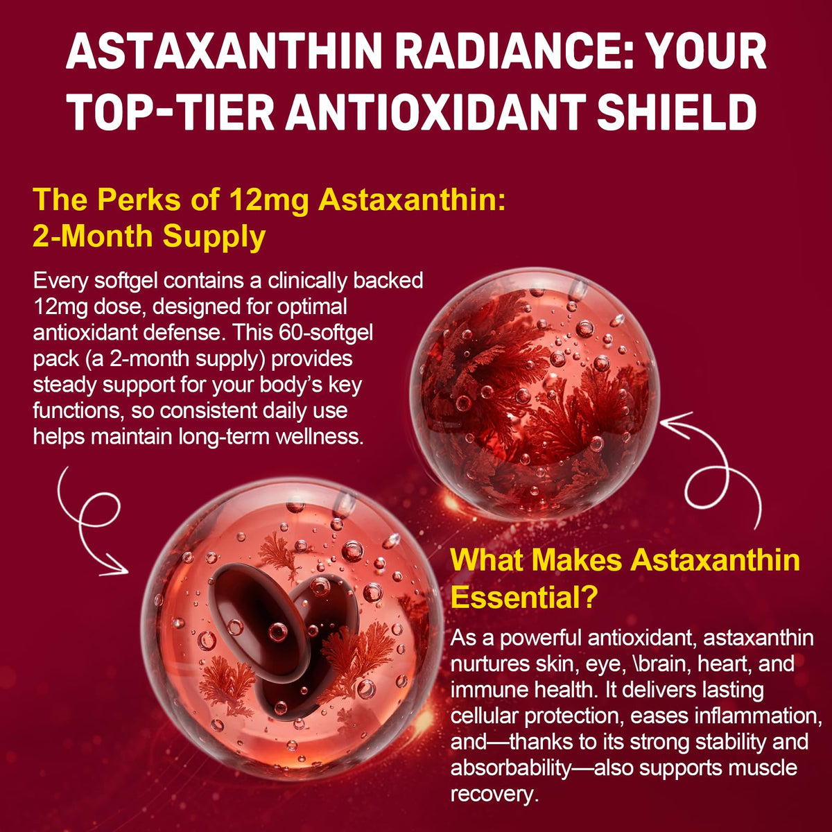 BEWORD Astaxanthin for eye support
