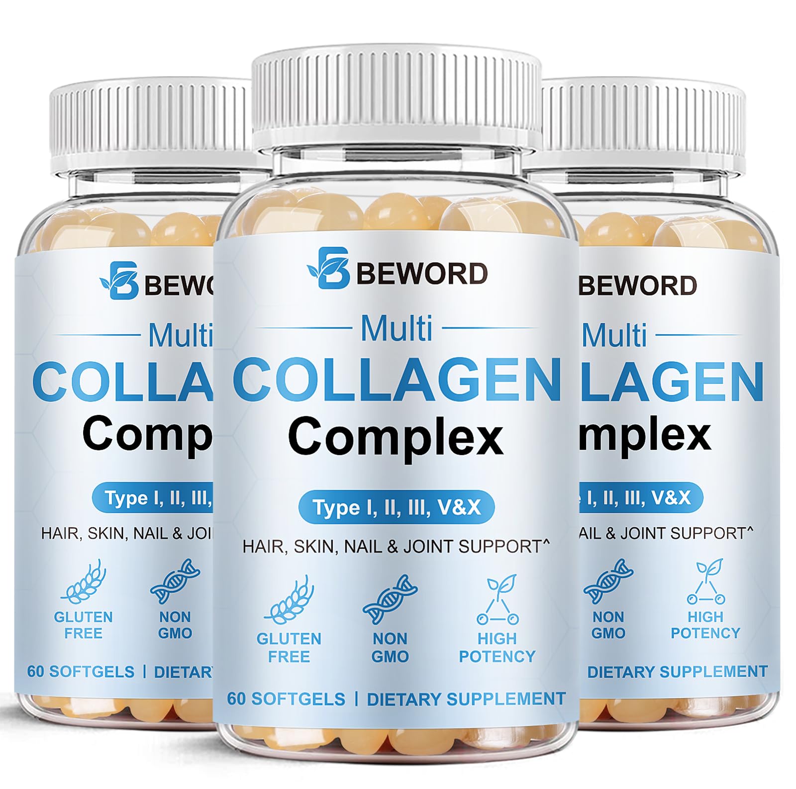 BEWORD multi collagen softgels benefits