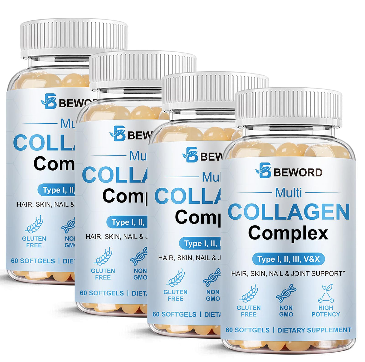 BEWORD multi collagen softgels benefits