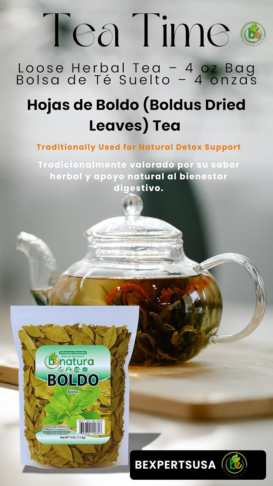 Bexpertsusa Boldo tea calming effects