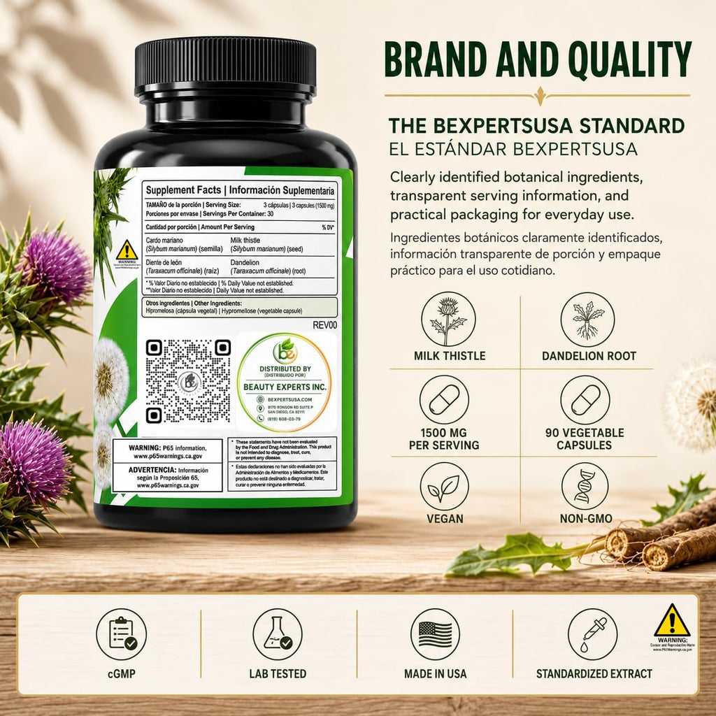 BexpertsUSA milk thistle wellness support