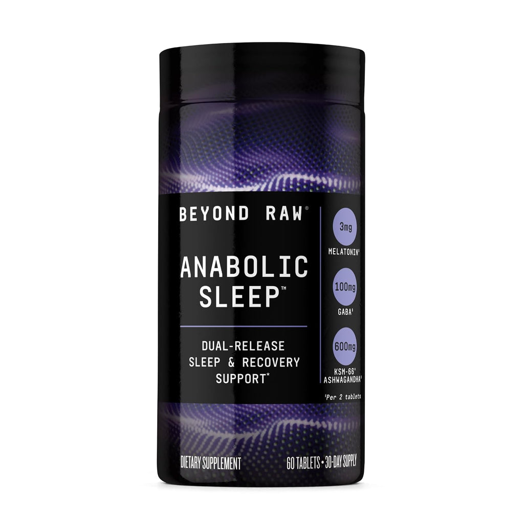 BEYOND RAW GNC melatonin capsules