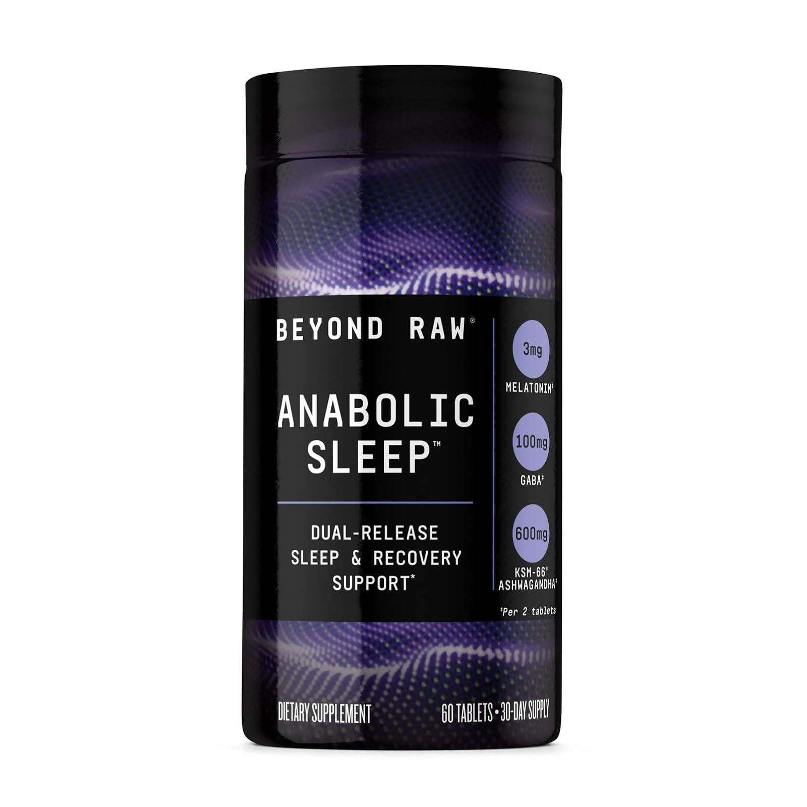 BEYOND RAW GNC melatonin capsules