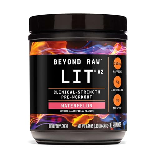 BEYOND RAW pre-workout watermelon flavour